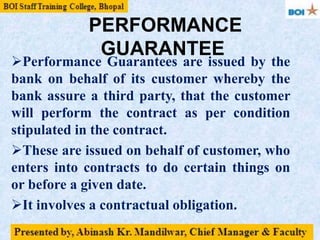 Non Fund Based Credit Facilities (BG & LC) | PDF