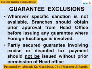 Non Fund Based Credit Facilities (BG & LC) | PDF