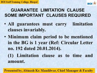 Non Fund Based Credit Facilities (BG & LC) | PDF