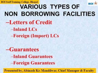Non Fund Based Credit Facilities (BG & LC) | PDF