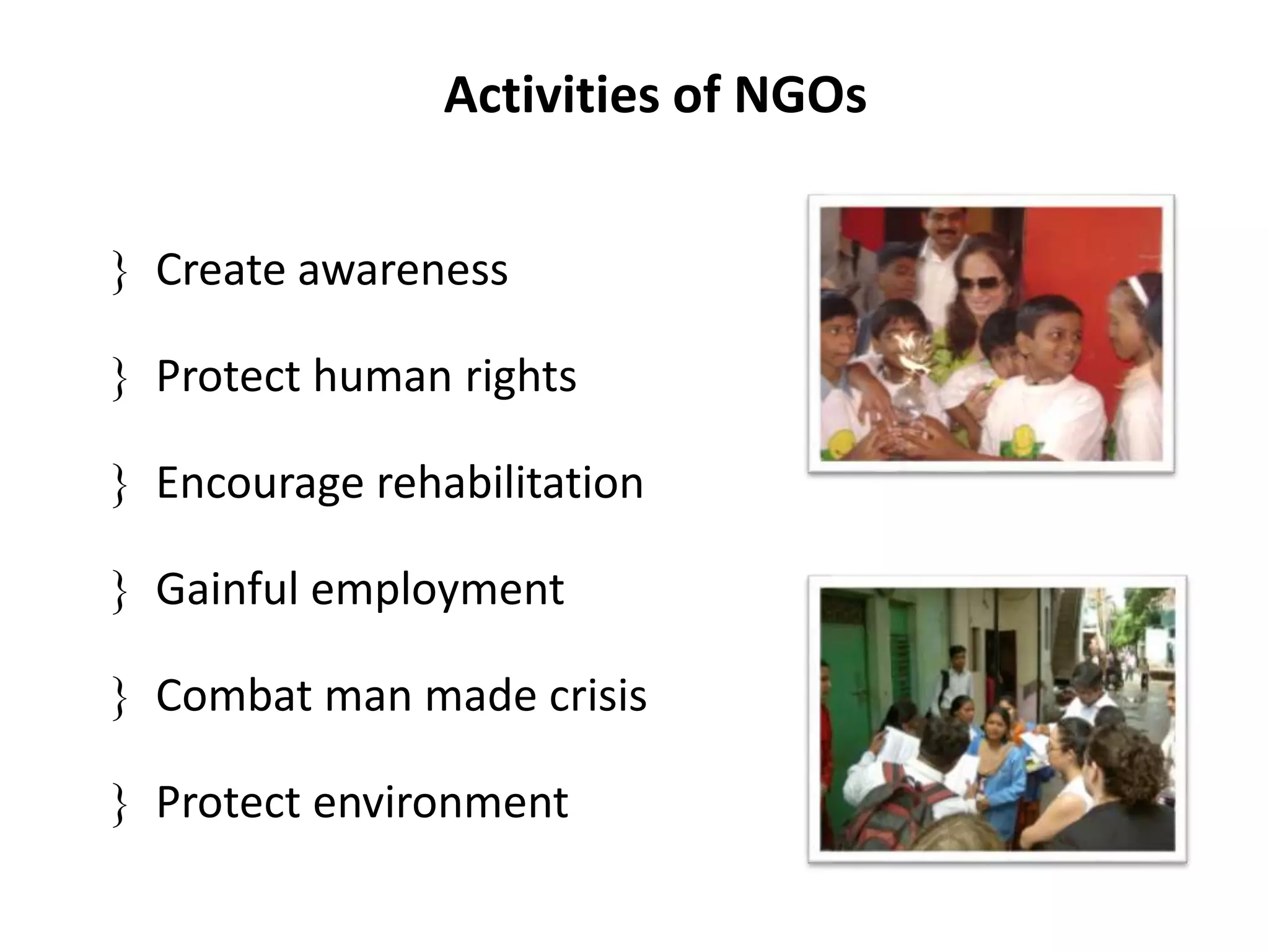 Non Governmental Organizations (NGOs) in India | PPTX