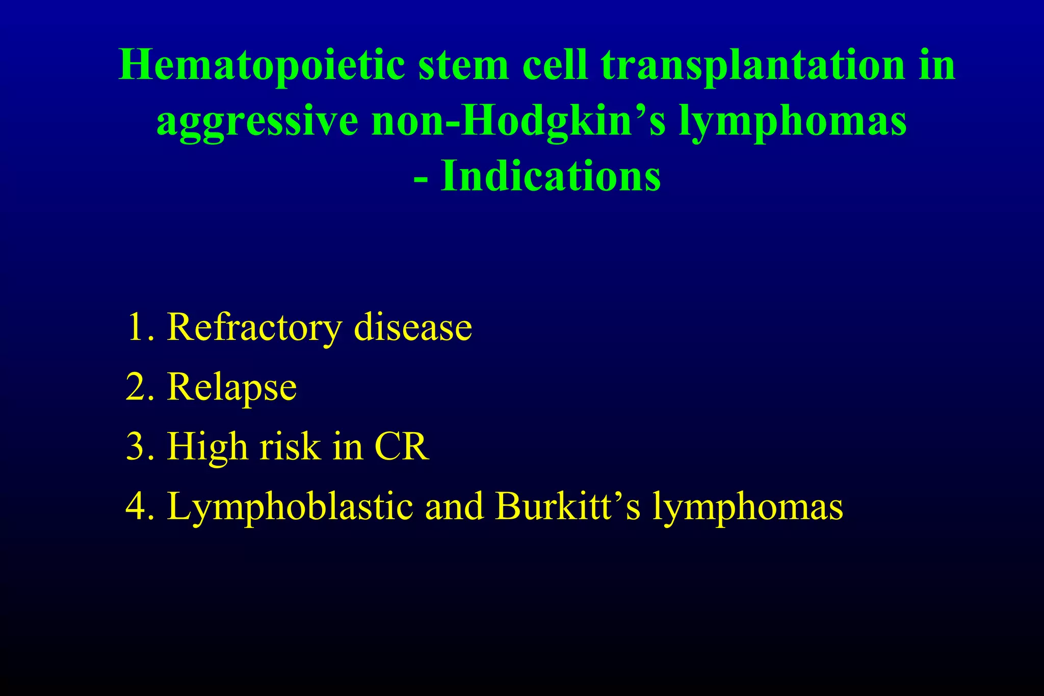 Non hodgkins lymphoma | PPT