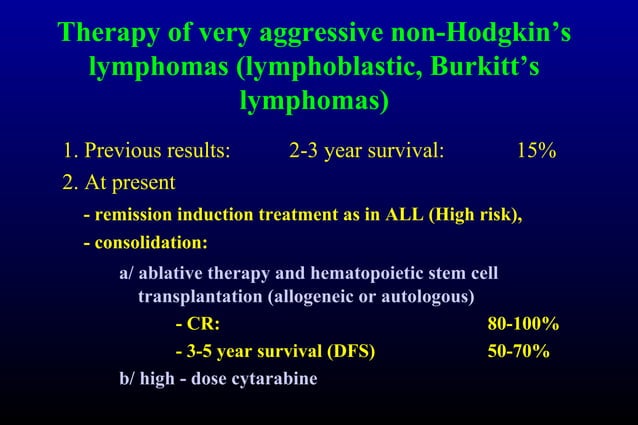 Non hodgkins lymphoma | PPT | Cancer | Diseases and Conditions