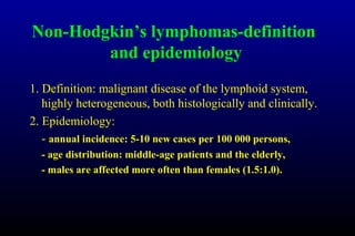 Non Hodgkins Lymphoma