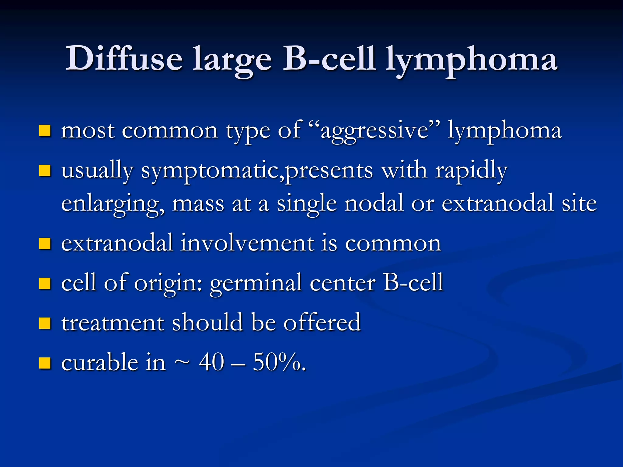 Non hodgkin lymphoma | PPTX