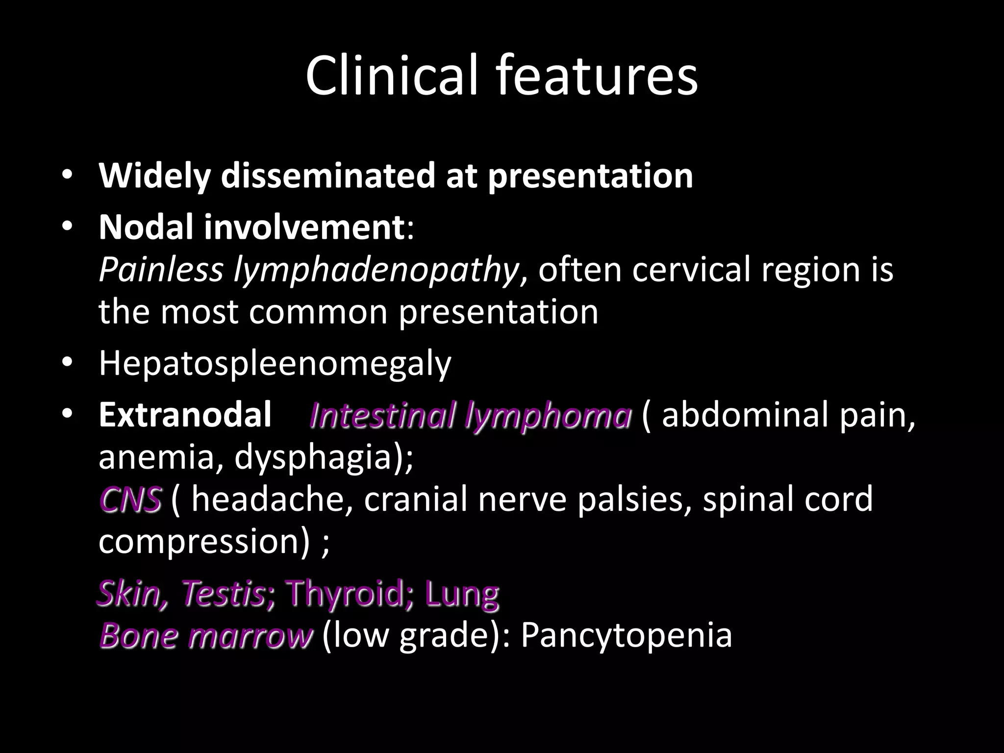 Non hodgkins lymphoma nandhu | PPTX | Blood Disorders | Diseases and Conditions