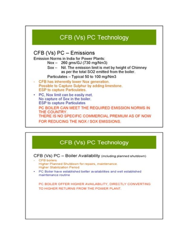 Non Ibr Boiler 460 Tph | PDF