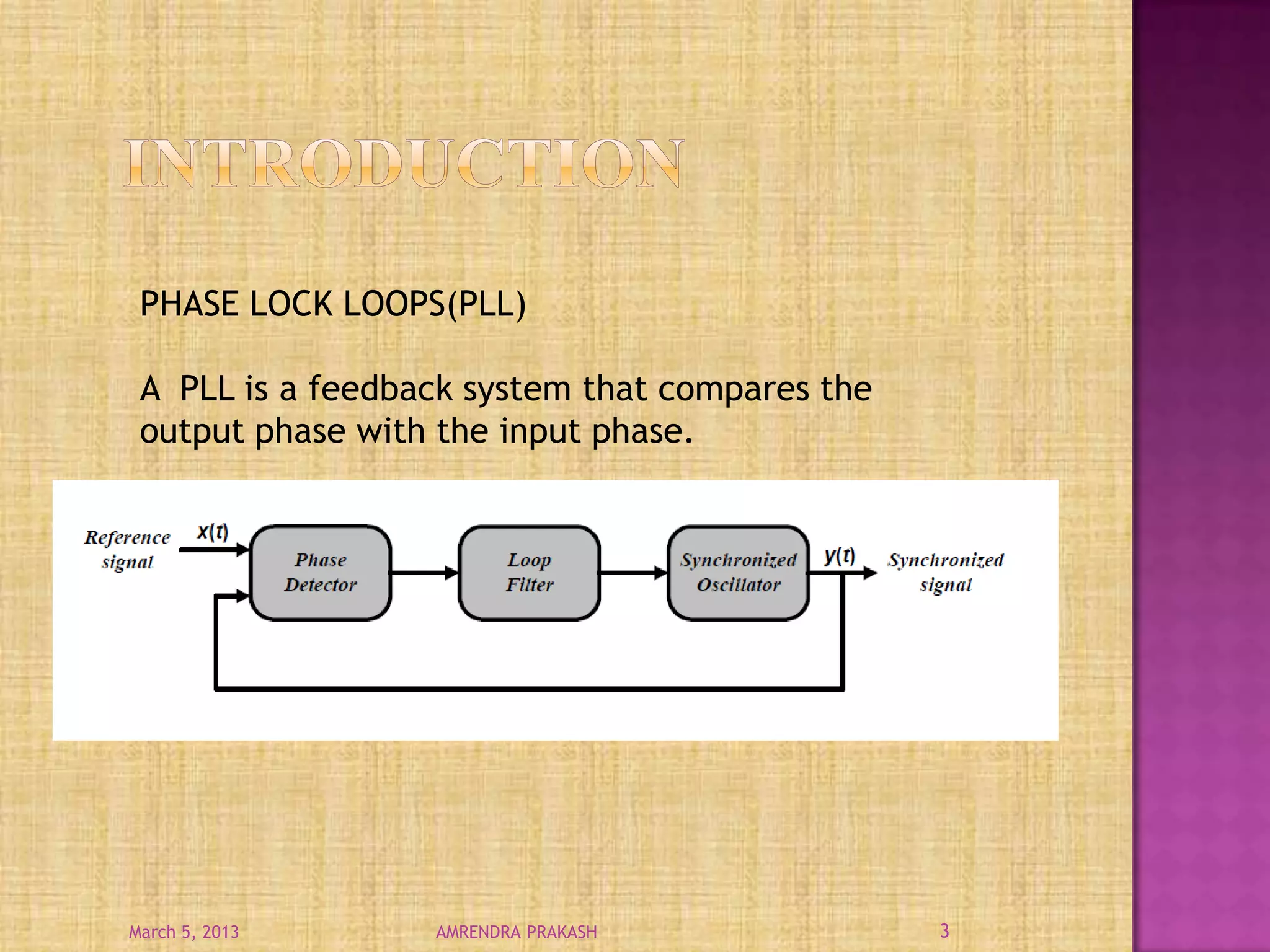 Non ideal effects of pll | PPTX
