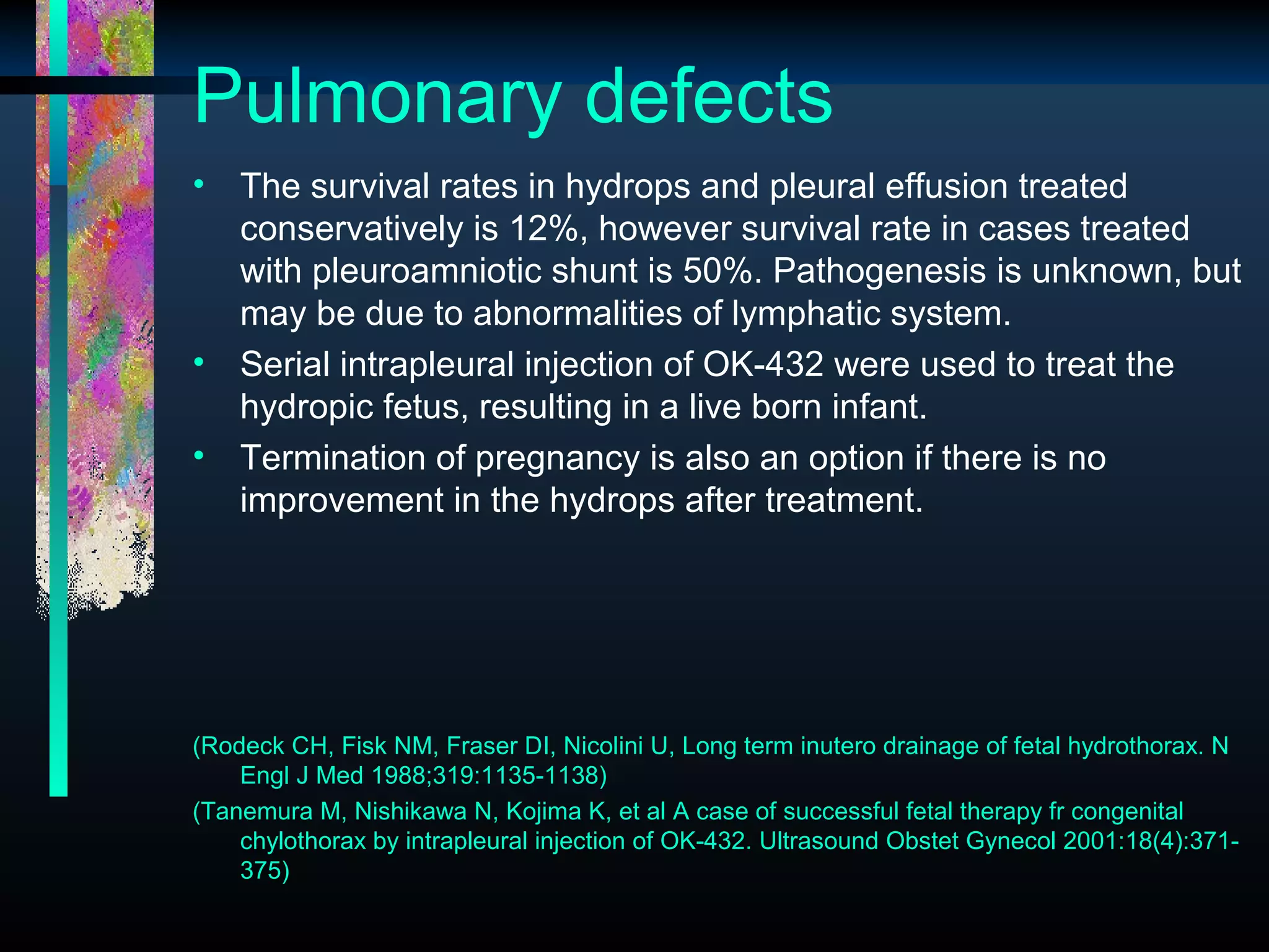 Managing Nonimmune hydrops fetalis | PPT