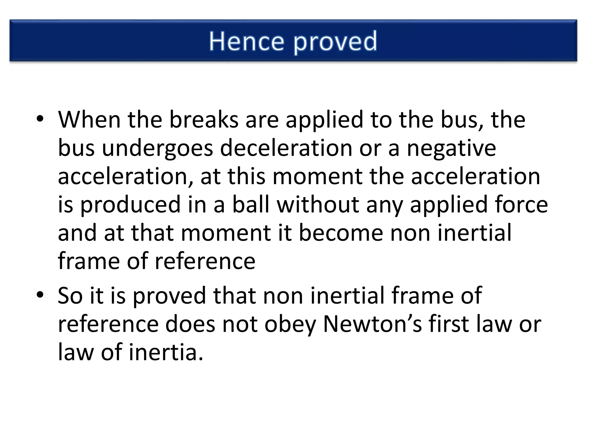 Non inertial frame of reference | PPTX