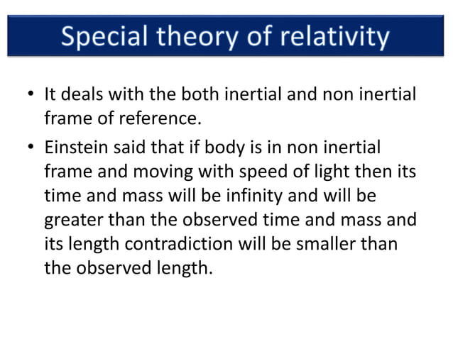 Non inertial frame of reference | PPTX | Physics | Science
