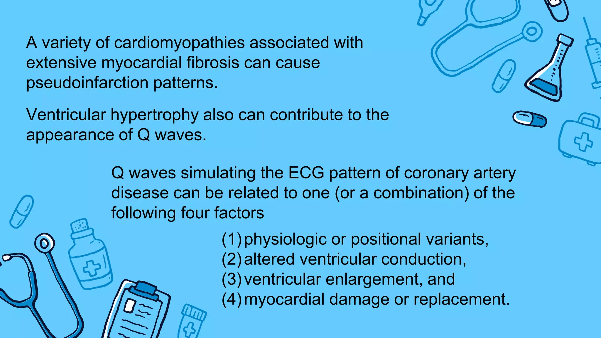 Non infarction Q waves | PPTX