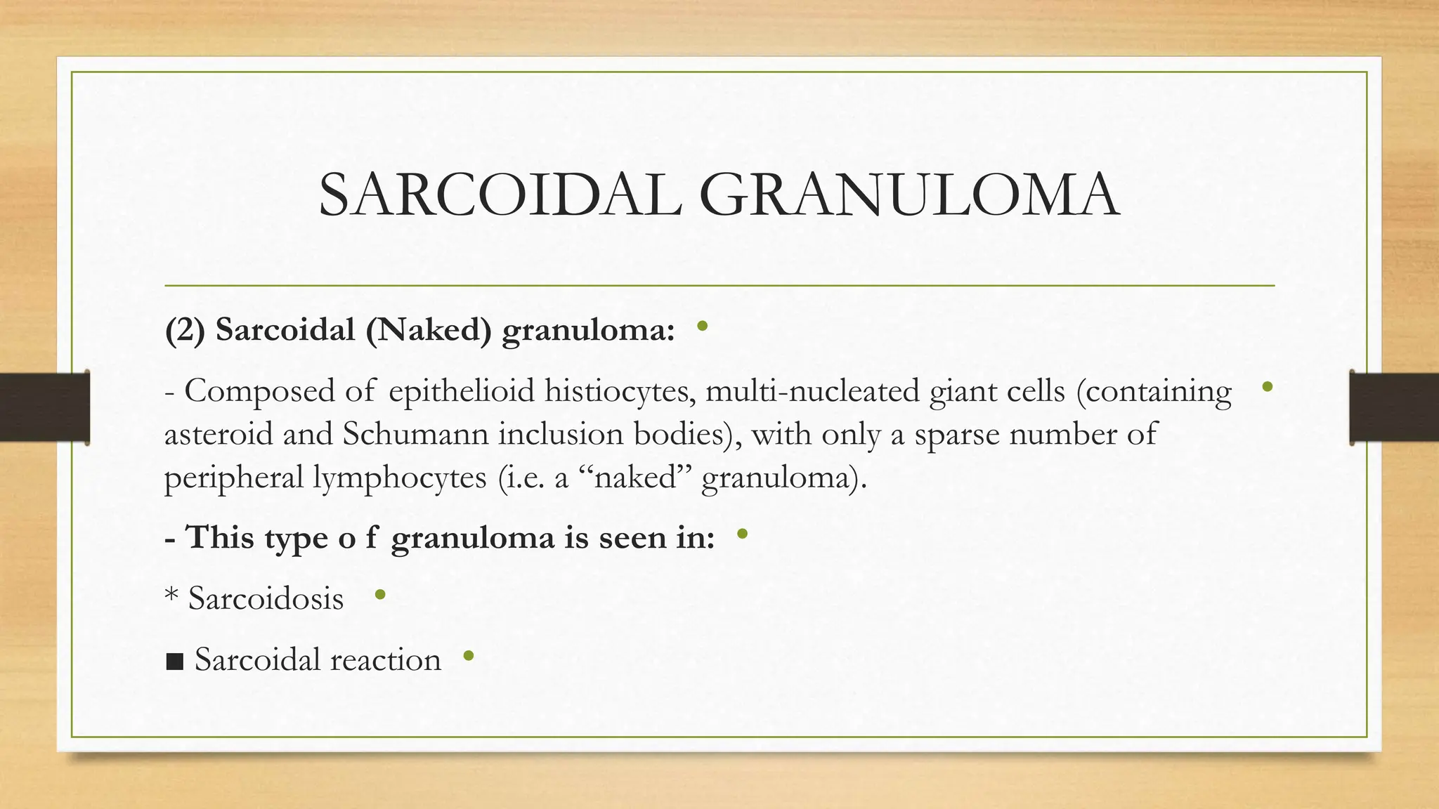 NON INFECTIOUS GRANULOMA PRESENTATION.pptx