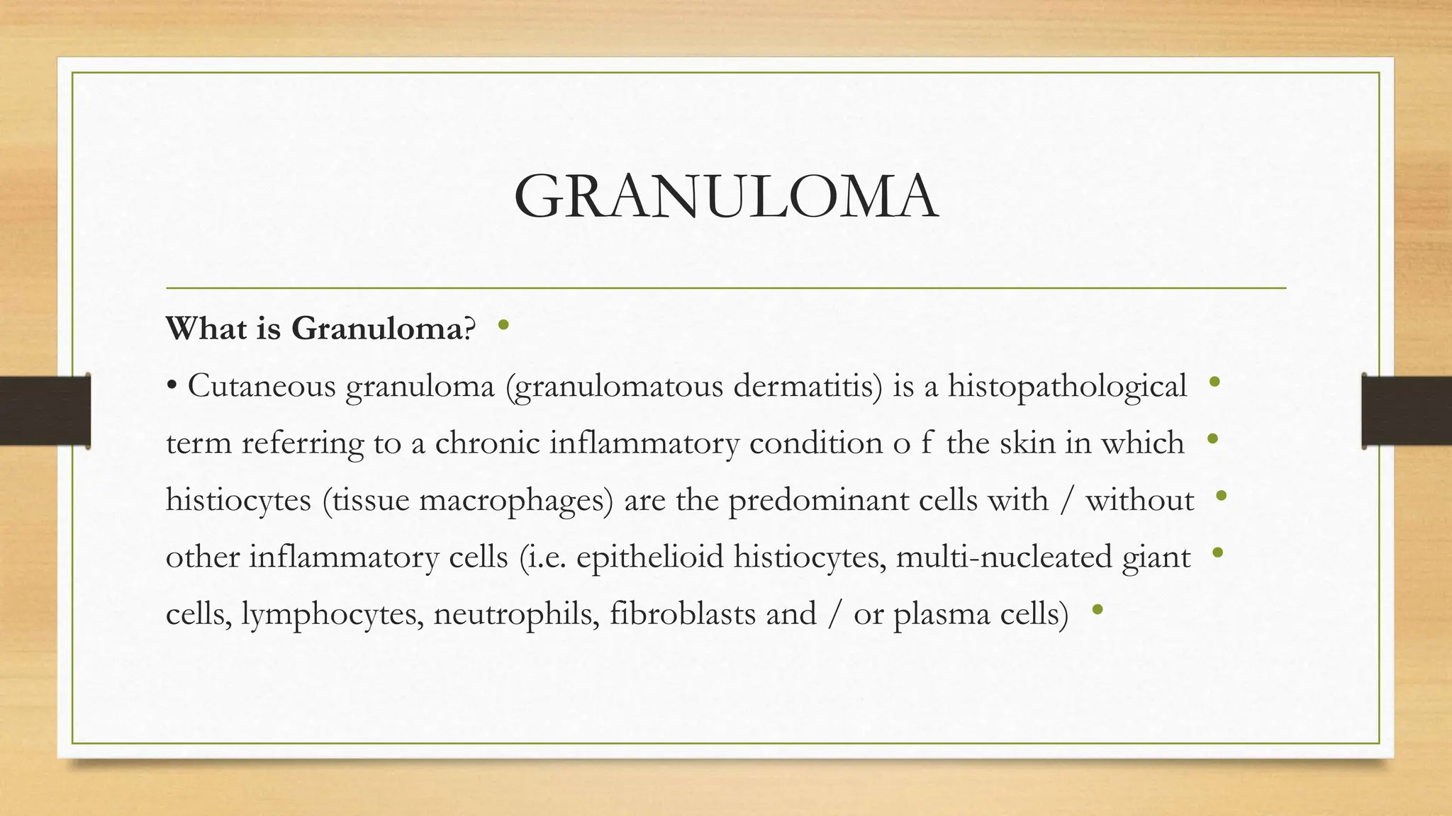 NON INFECTIOUS GRANULOMA PRESENTATION.pptx