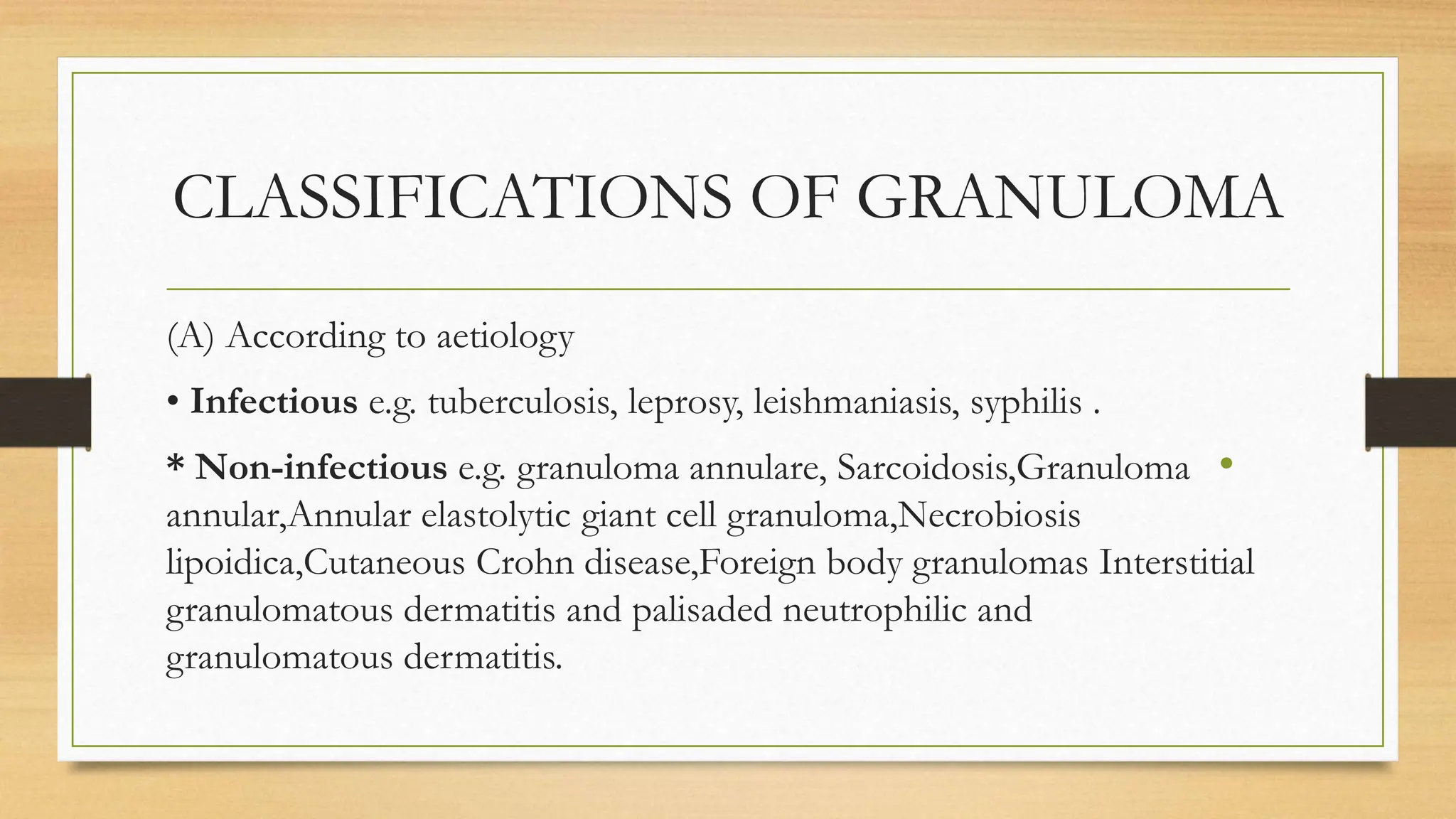 NON INFECTIOUS GRANULOMA PRESENTATION.pptx