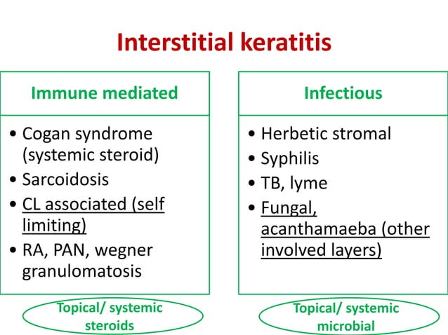 Non infective keratitis ZOH 2021 | PPT