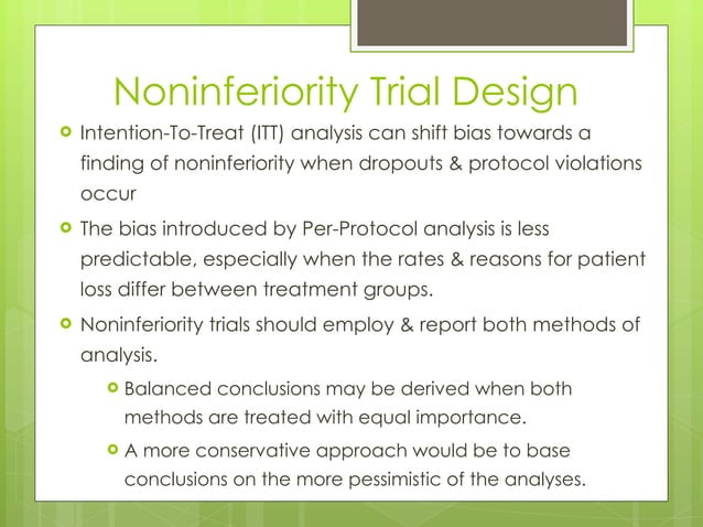 Noninferiority Trials Presentation | PPT