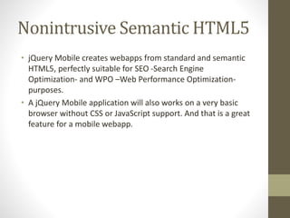Nonintrusive semantic html5 | PPT