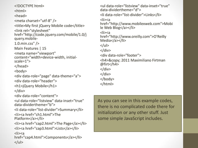 Nonintrusive semantic html5 | PPT