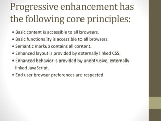 Nonintrusive semantic html5 | PPT