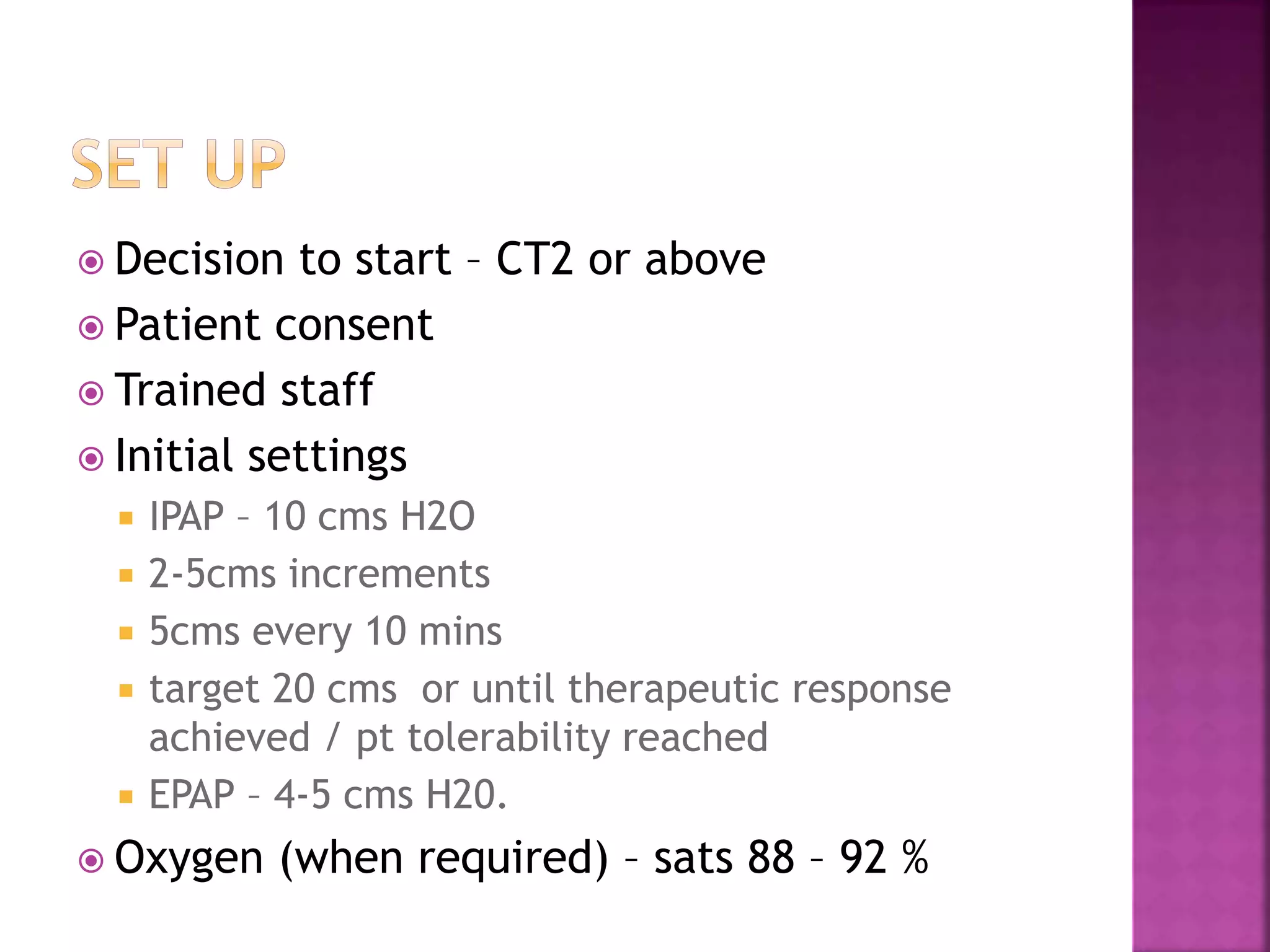 Non-invasive ventilation - BiPAP | PPTX