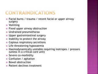 Non-invasive ventilation - BiPAP | PPTX