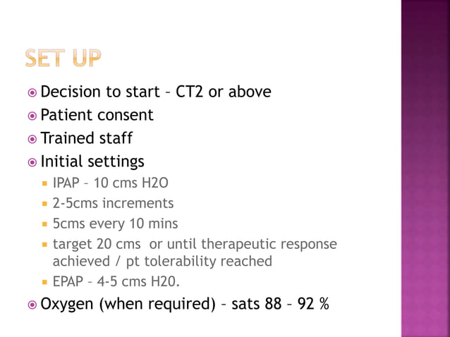 Non-invasive ventilation - BiPAP | PPTX | Lung and Respiratory Health ...