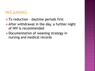 Non-invasive ventilation - BiPAP | PPTX