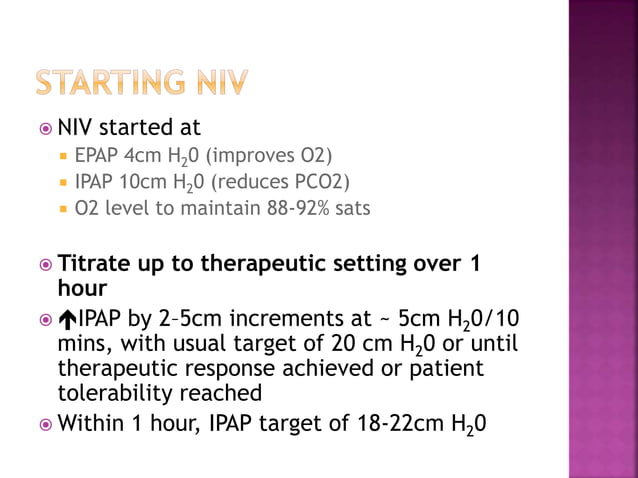Non-invasive ventilation - BiPAP | PPTX | Lung and Respiratory Health ...