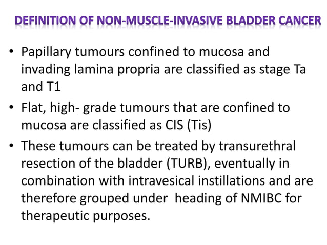 Non invasive bladder growth | PPTX | Cancer | Diseases and Conditions