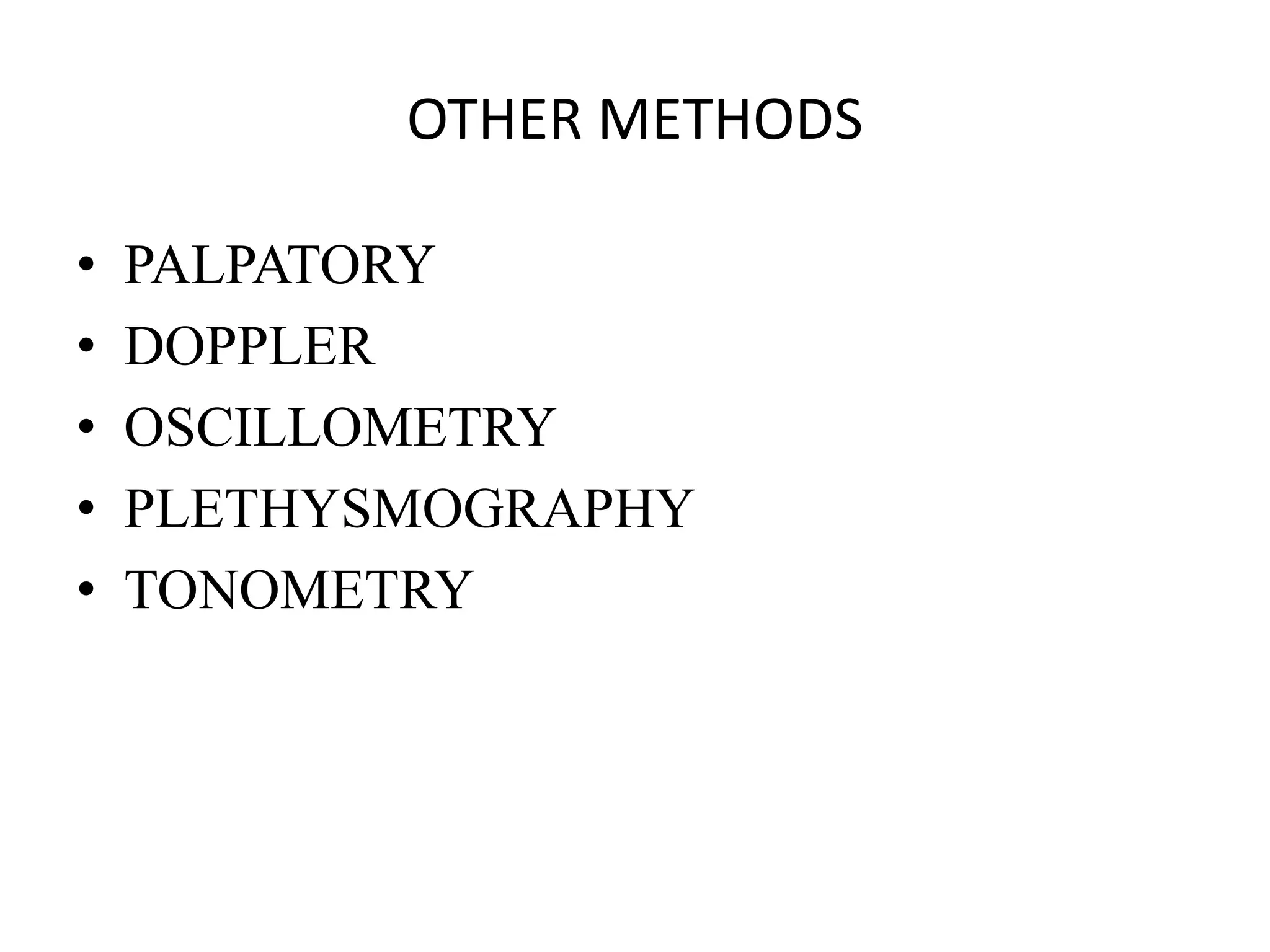 Non invasive blood pressure monitoring | PPTX