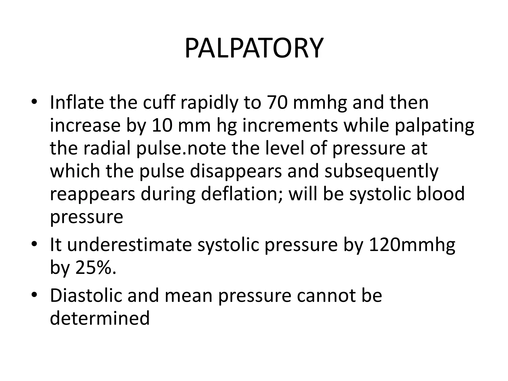 Non invasive blood pressure monitoring | PPTX