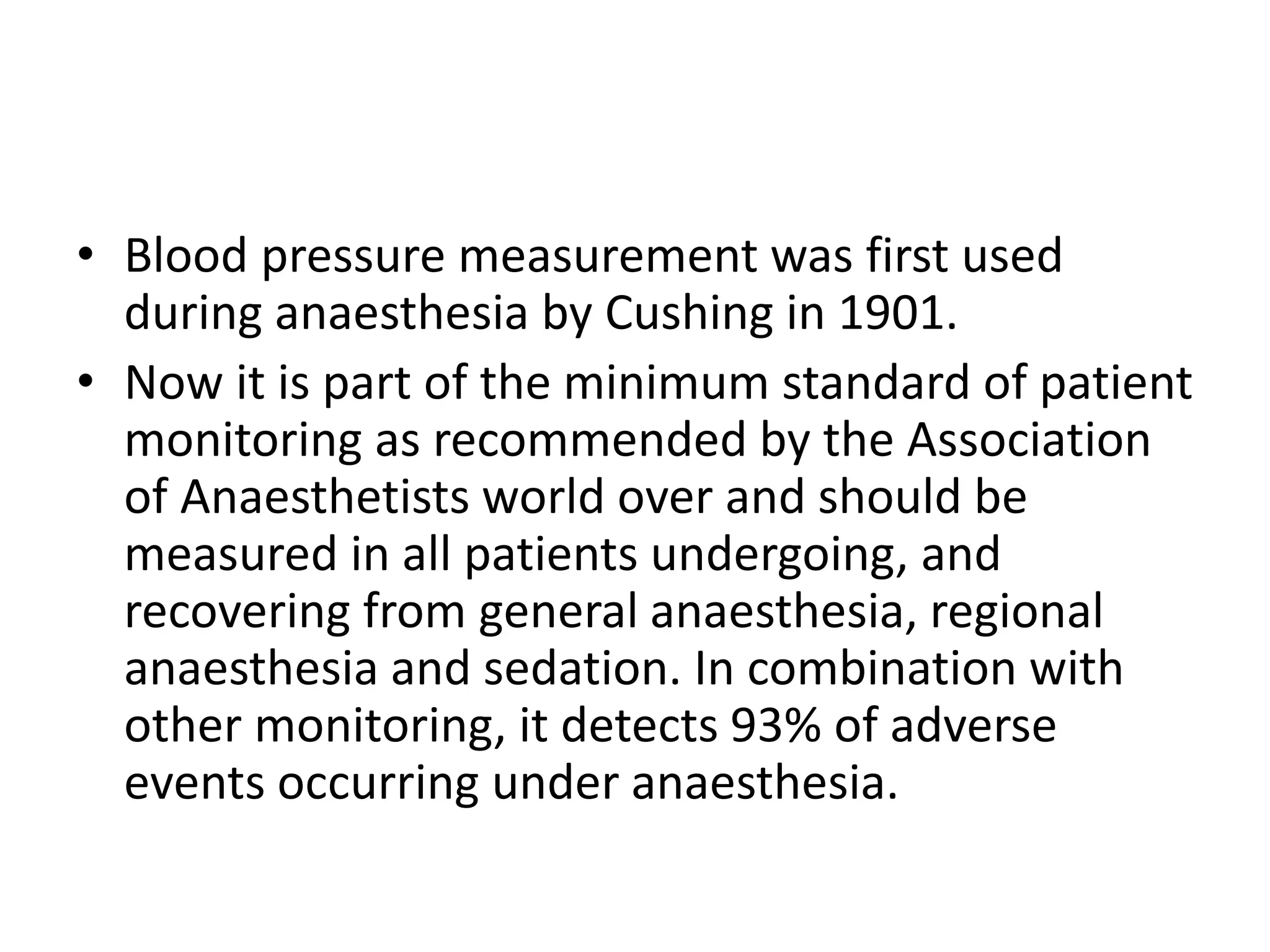 Non invasive blood pressure monitoring | PPTX