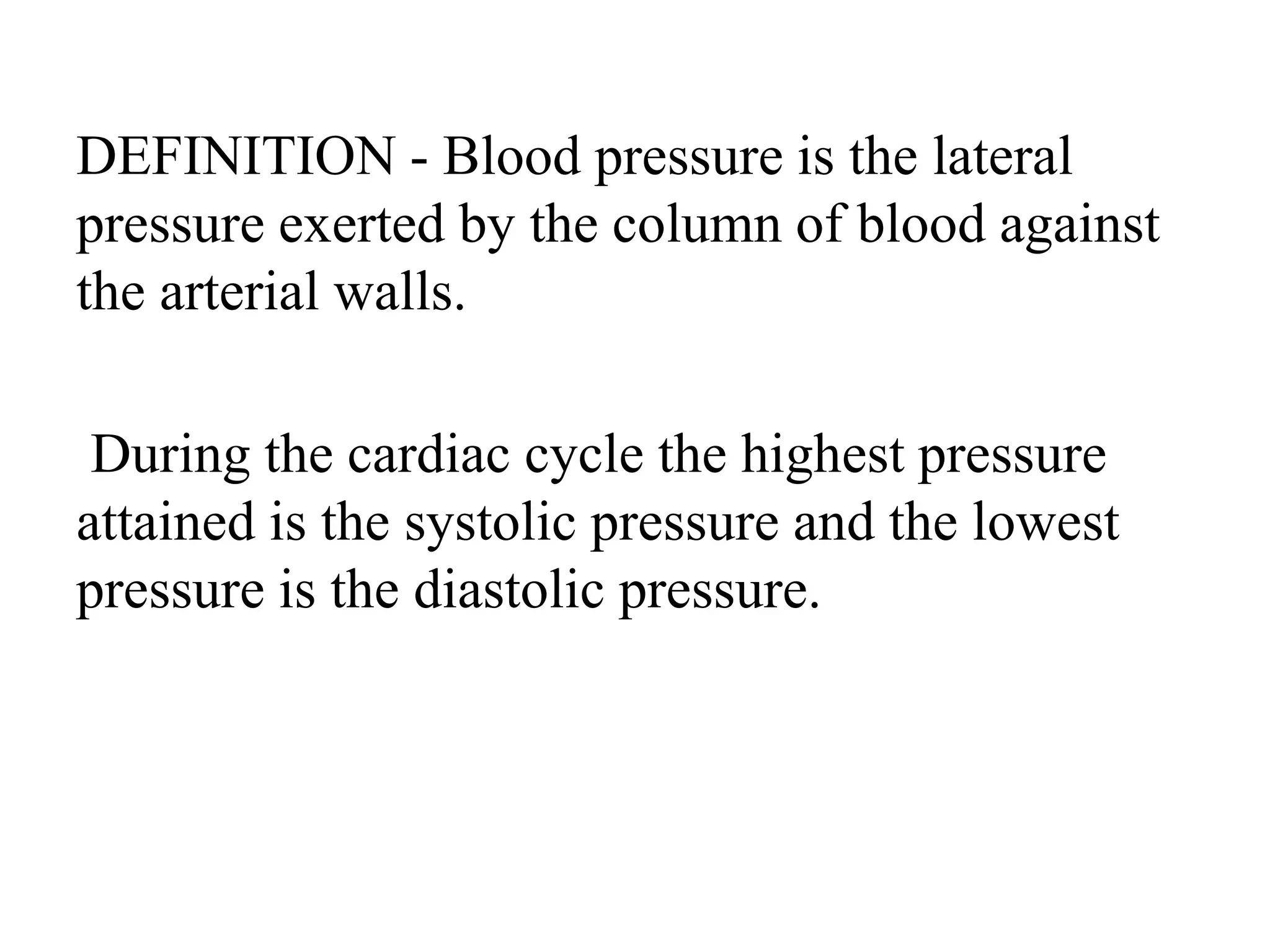 Non invasive blood pressure monitoring | PPTX