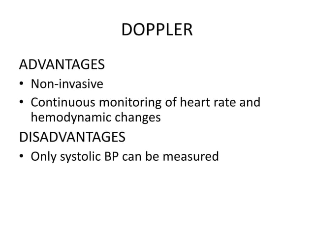 Non invasive blood pressure monitoring | PPTX | Heart and ...