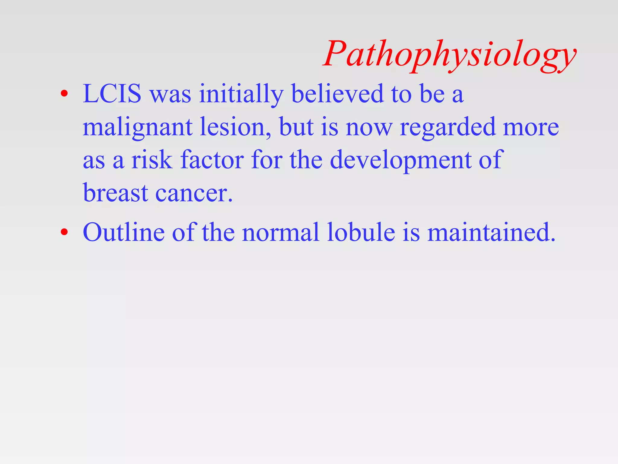 Non invasive breast cancer.pptx