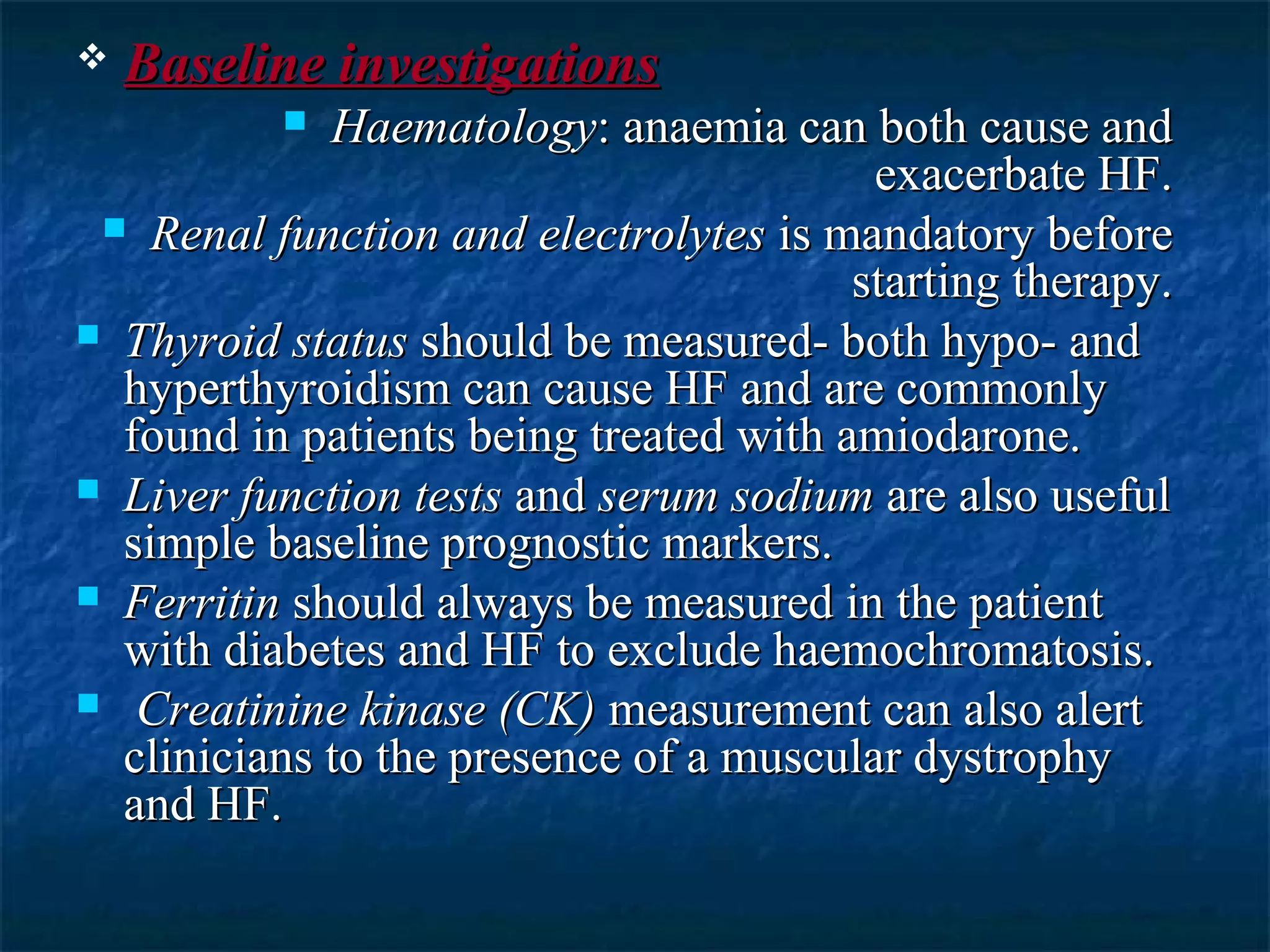 Non invasive diagnosis of hf | PPT