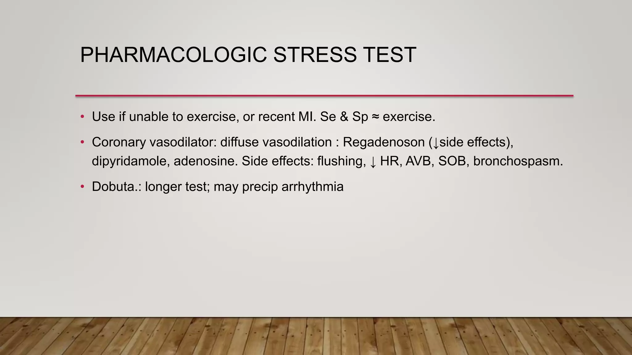 Noninvasive tests of CAD | PPTX