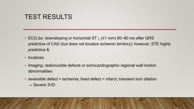 Noninvasive tests of CAD | PPT