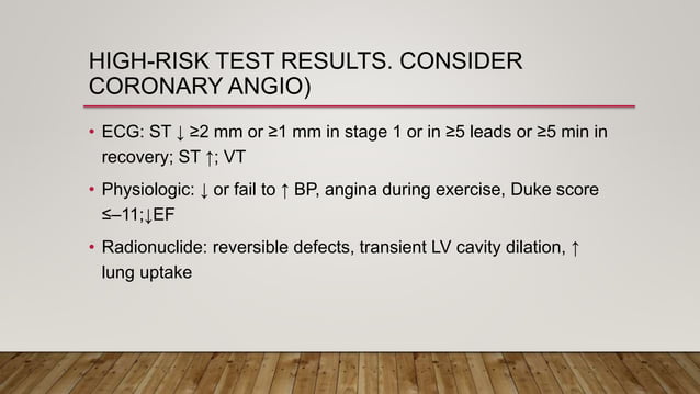 Noninvasive tests of CAD | PPT