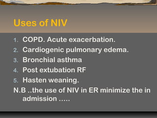 Non invasive ventilation | PPT