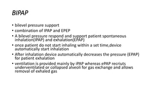 NON INVASIVE VENTILATION.pptx | Lung and Respiratory Health | Diseases ...