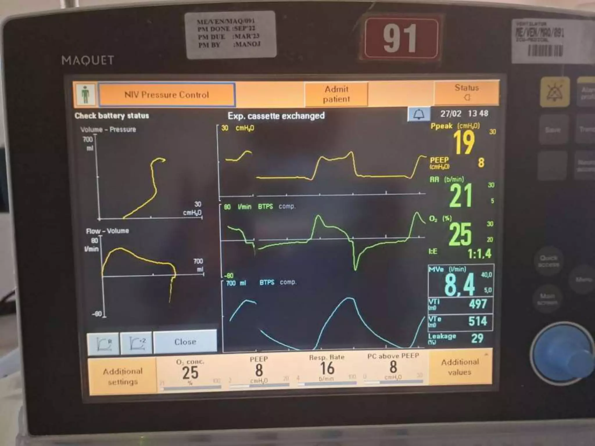 Non invasive ventilation .pptx