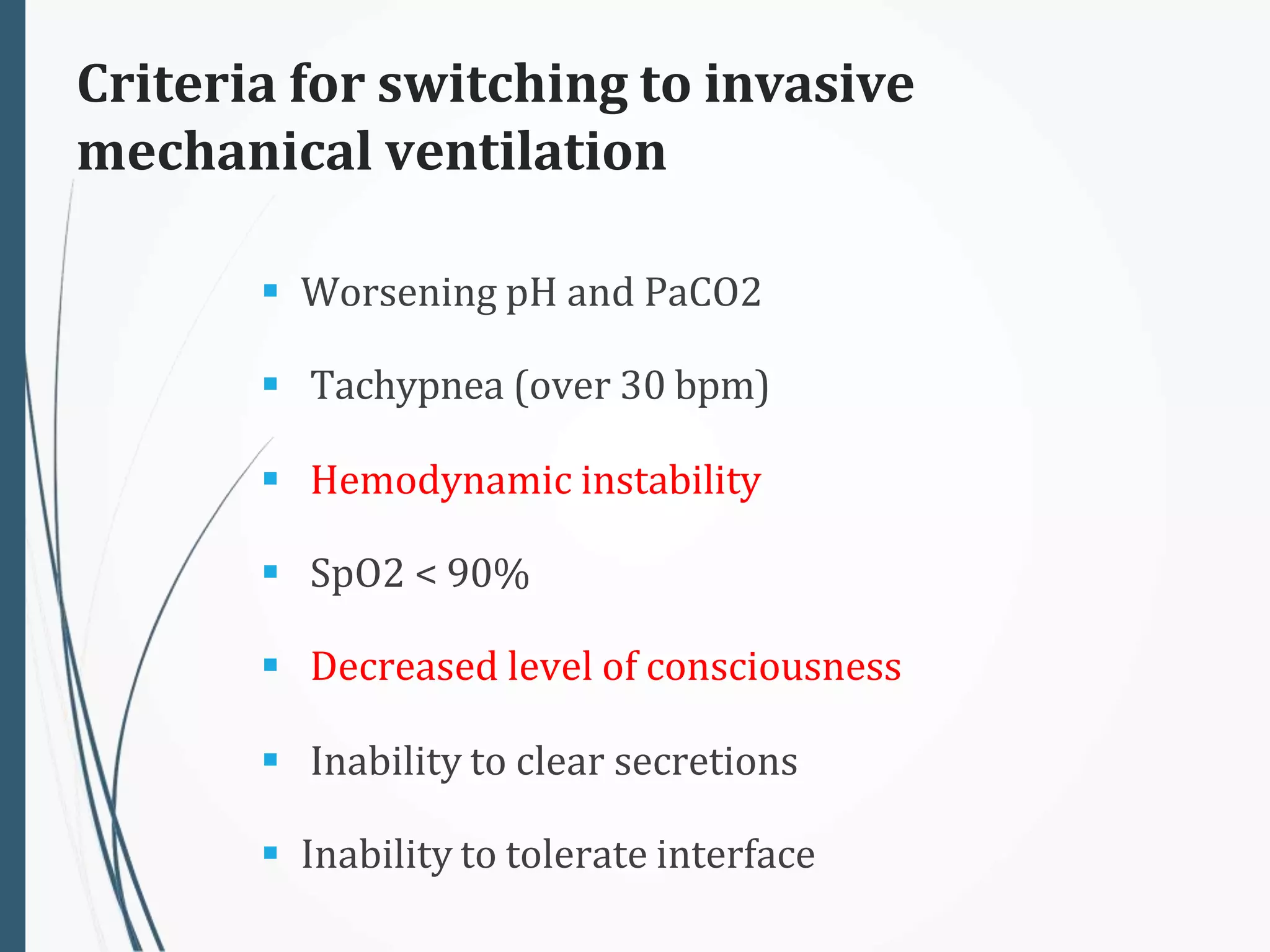 Non invasive ventilation .pptx