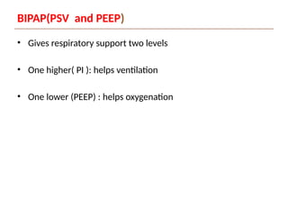 Non Invasive Ventilation in critical care | PPTX