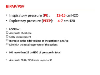 Non Invasive Ventilation in critical care | PPTX