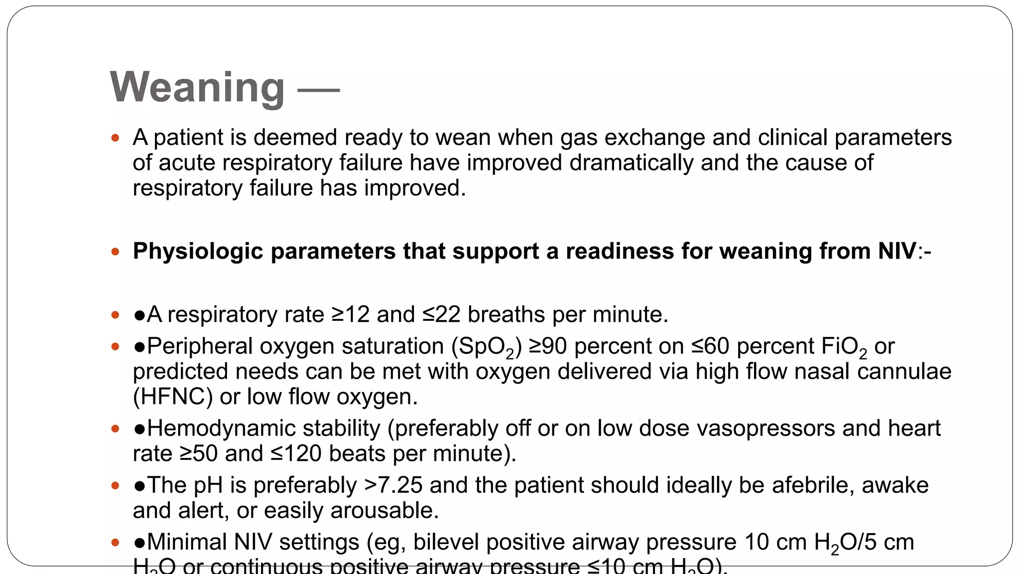 Non invasive ventilation dr bikal | PPTX