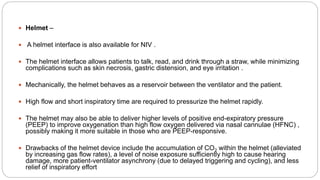 Non invasive ventilation dr bikal | PPTX