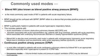 Non invasive ventilation dr bikal | PPTX