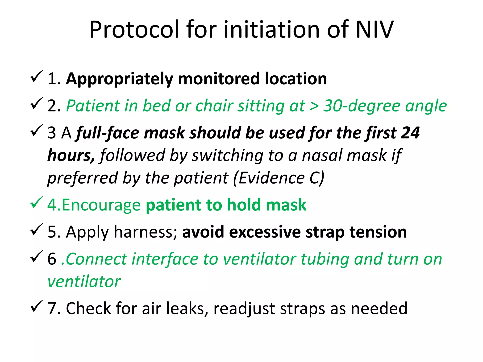 Non invasive ventilations | PPT